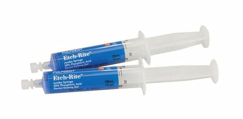 Etch-Rite Etching Gel Jumbo blå 38% refill 2 x 25 ml — SE1