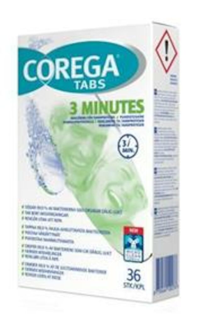 Corega Tabs 3min 6 x 36 st — SE1