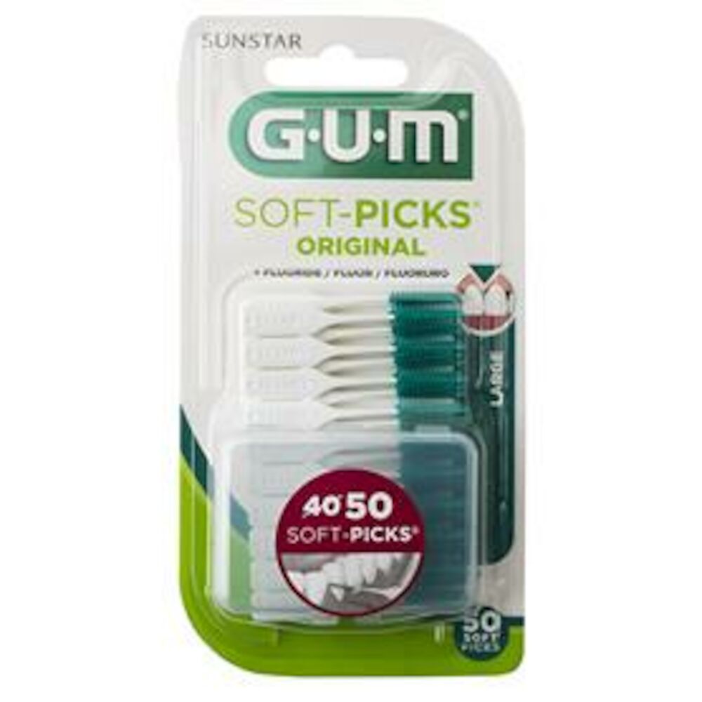 GUM Soft Picks Original Large m fluor 6 x 50 st — SE1
