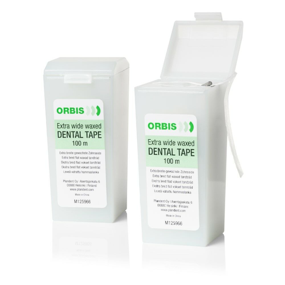 ORBIS Dental tape Extra Wide tandtråd 100 m vaxad 1 x 100 m — SE1